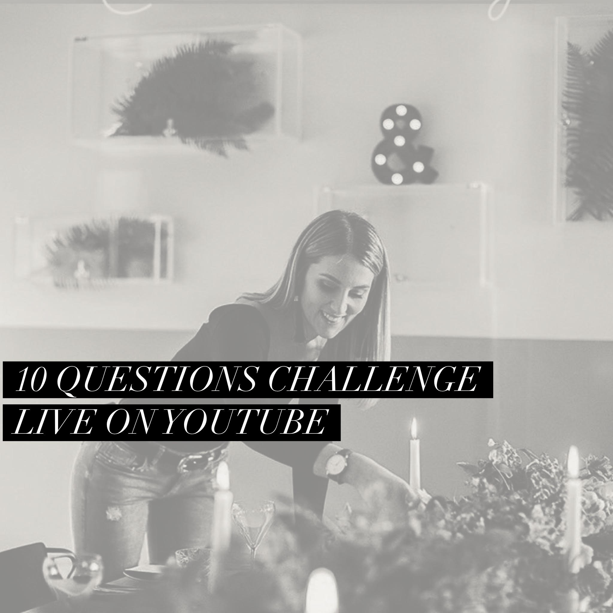 10 Questions Challenge - Now LIVE on my YouTube Channel - Blonde Army
